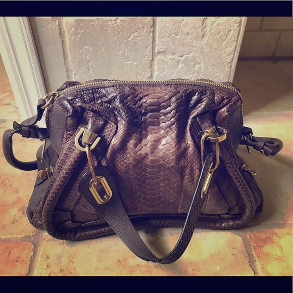 Chloe | Bags | Chloe Python Paraty | Poshmark